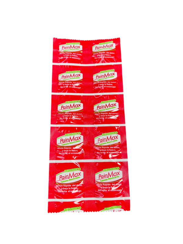 Pain Max 100 tabletas masticables – Importadora 3 Unión