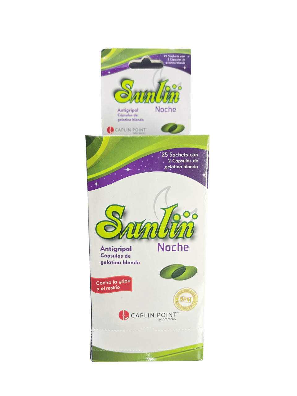 Sunlin Noche Antigripal 50 cápsulas – Importadora 3 Unión