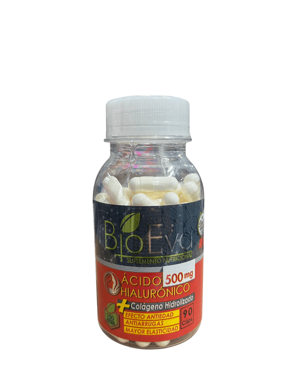 Ácido Hialurónico Con Colágeno BioEva 500mg – Importadora 3 Unión