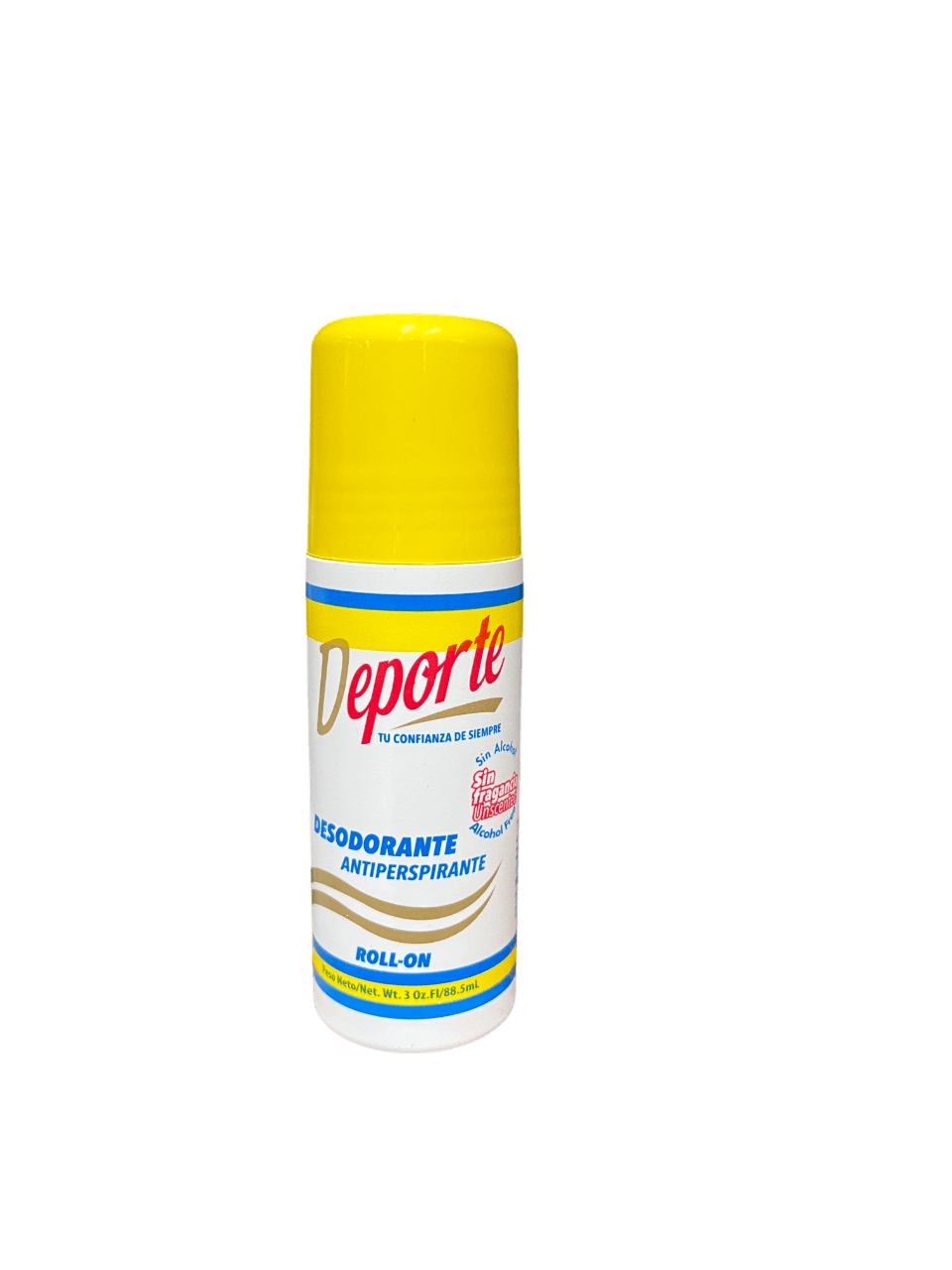 Desodorante deporte sin fragancia 3 oz – Importadora 3 Unión